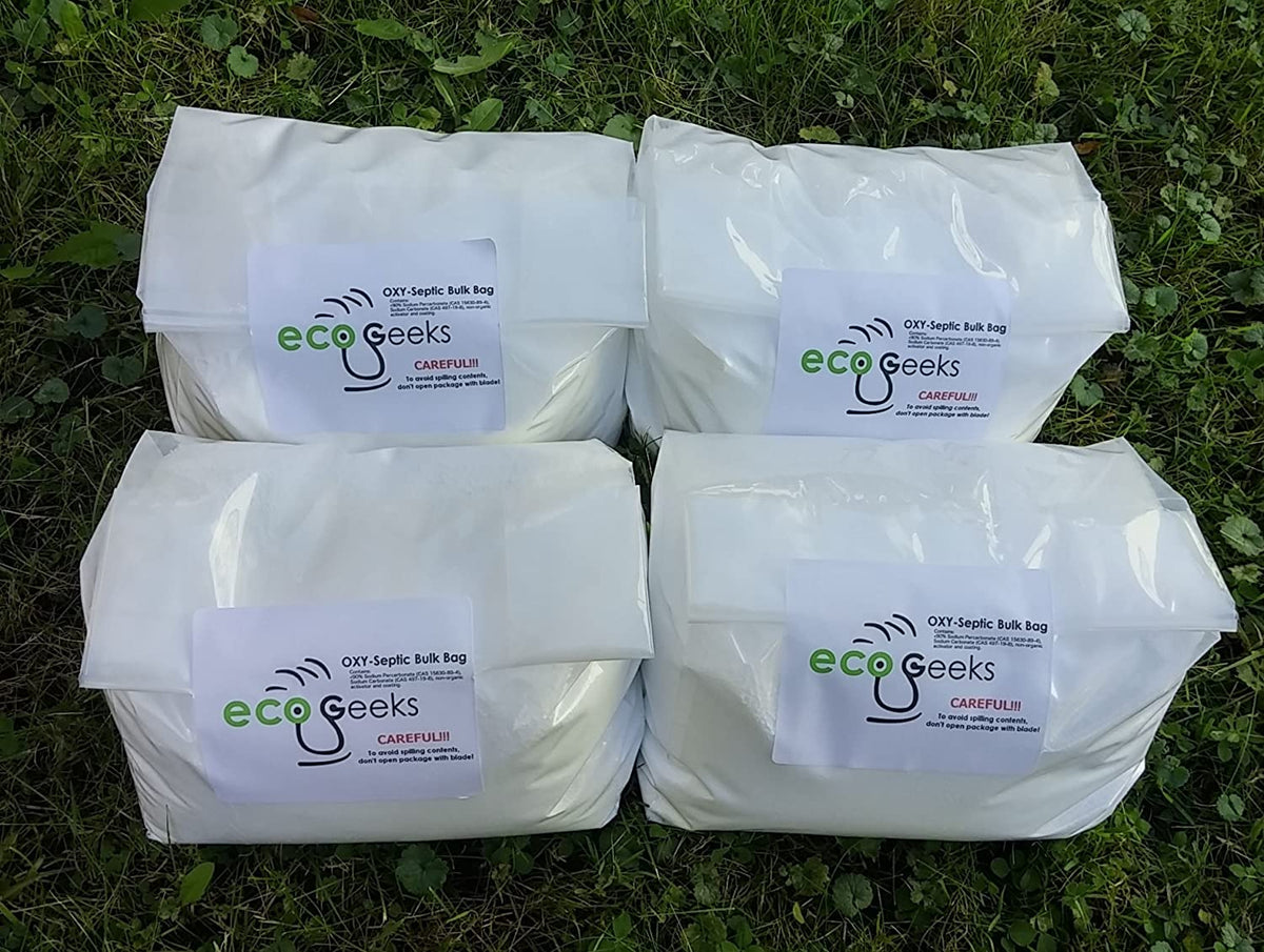 ecoGeeks OXY-SEPTIC Drain Field Cleaner BULK Package – ecogeeks